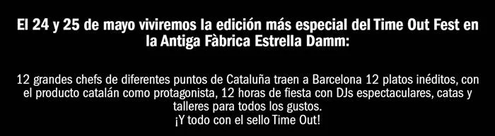 TIME OUT Food Festival, May 24 and 25